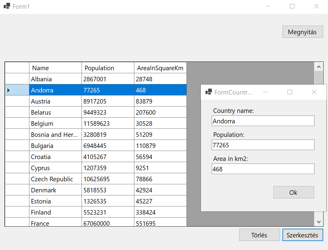 CSV állományok és adatkötés | Coding